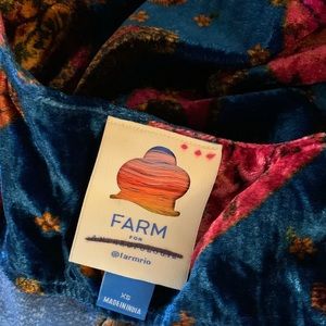 Anthropologie | Dresses | Farm Rio Velvet Wrap Dress Anthropologie ...